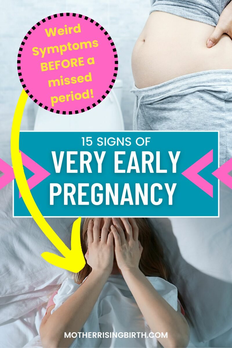 15 Signs of Early Pregnancy Before a Missed Period